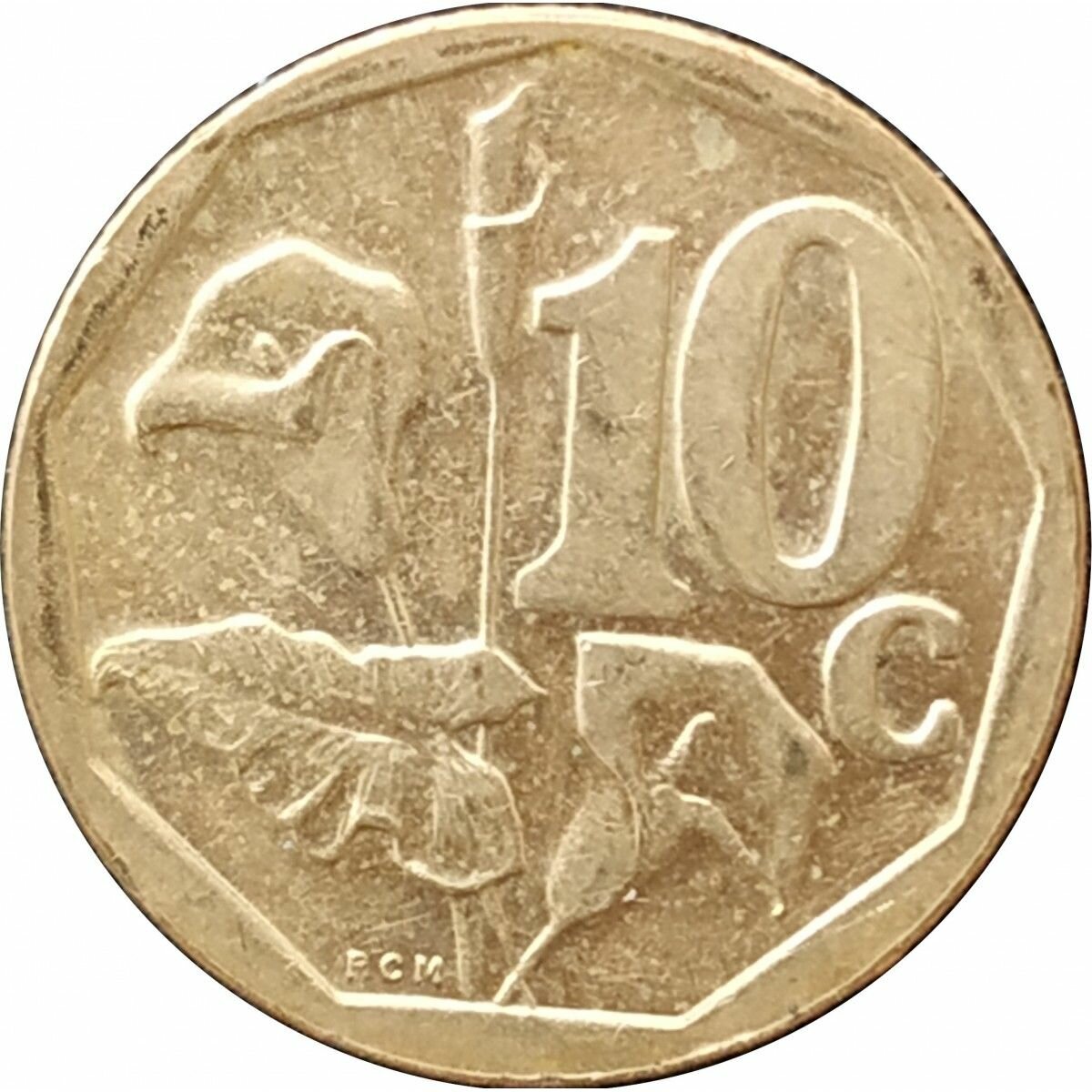 10 центов 2009 ЮАР из оборота