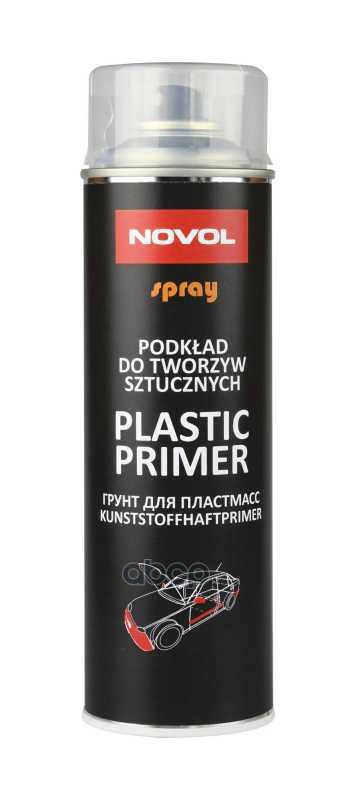 Грунт для увеличения адгезии Plastic Primer 500 мл аэрозоль бесцветный Novol 34482 Novol арт. 34482