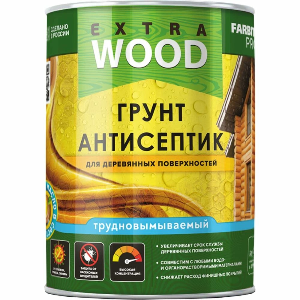 Грунт антисептик для деревянных поверхностей Farbitex 4300011880