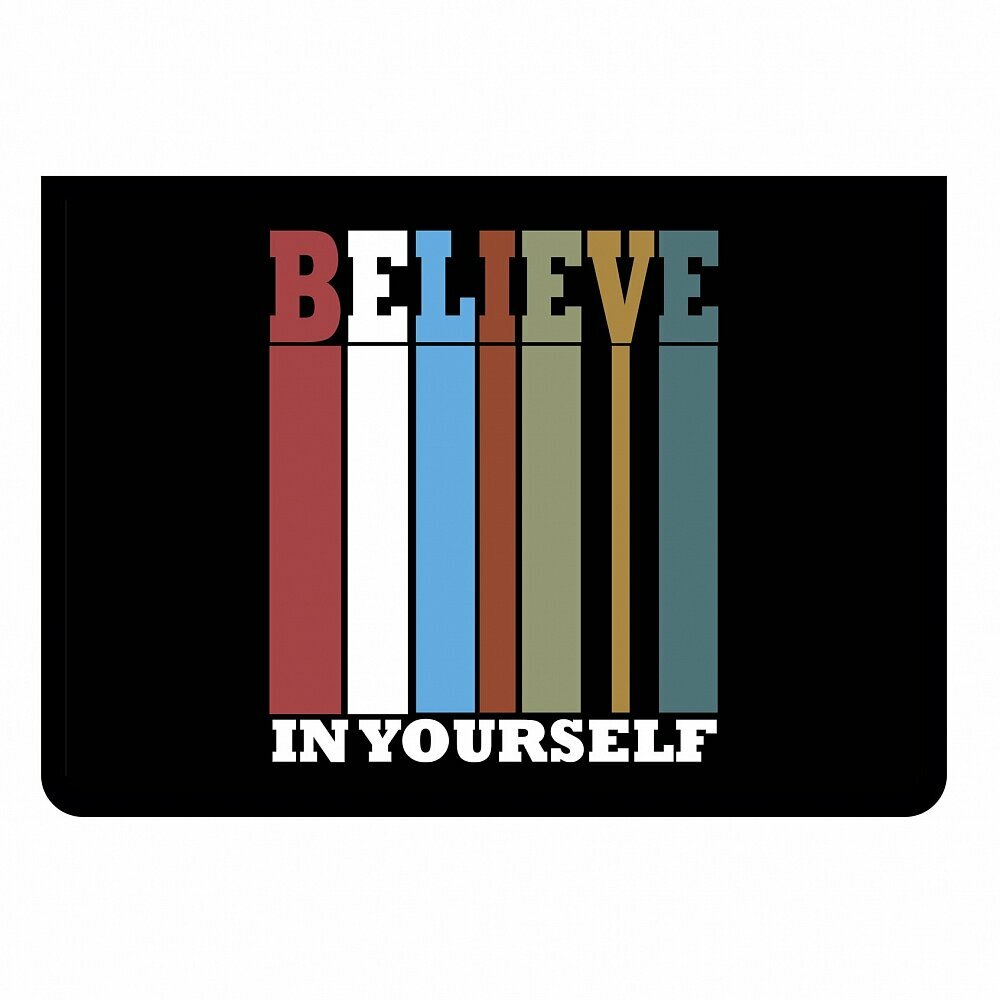 Папка для тетрадей Пчелка А4 пластиковая, ПМ-А4-29 BELIEVE IN YOURSELF 2023