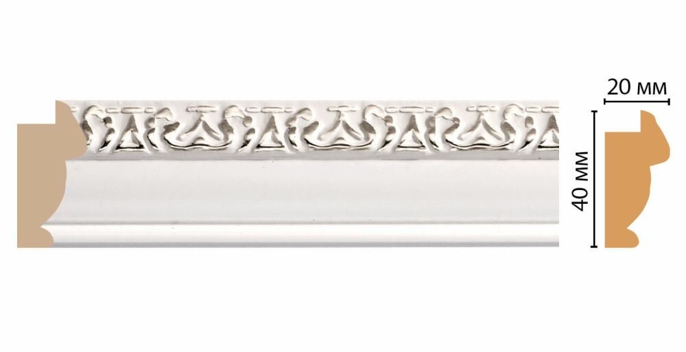 Багет Decomaster 807-60 В40хШ20хД2900 мм / Декомастер.