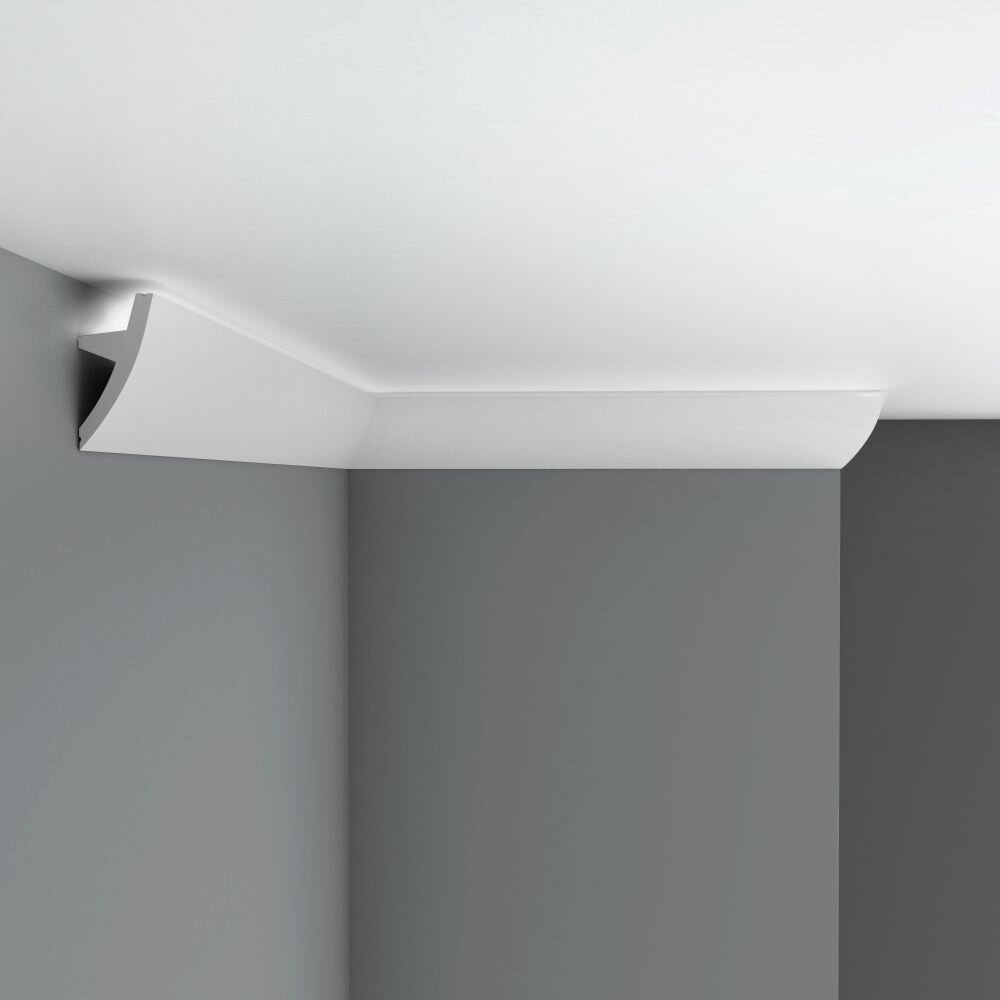 Плинтус Потолочный под Подсветку Decomaster D502ДМ В73хШ36хД2000 мм / Декомастер.