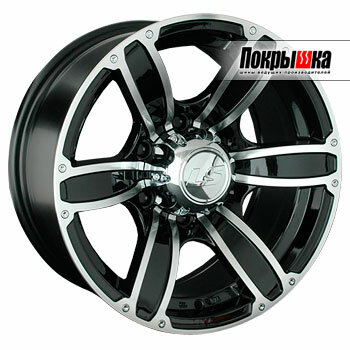 Диски литые LS Wheels LS-766 8.0х17/6х139.7 D107.1 ET10.0, BKF