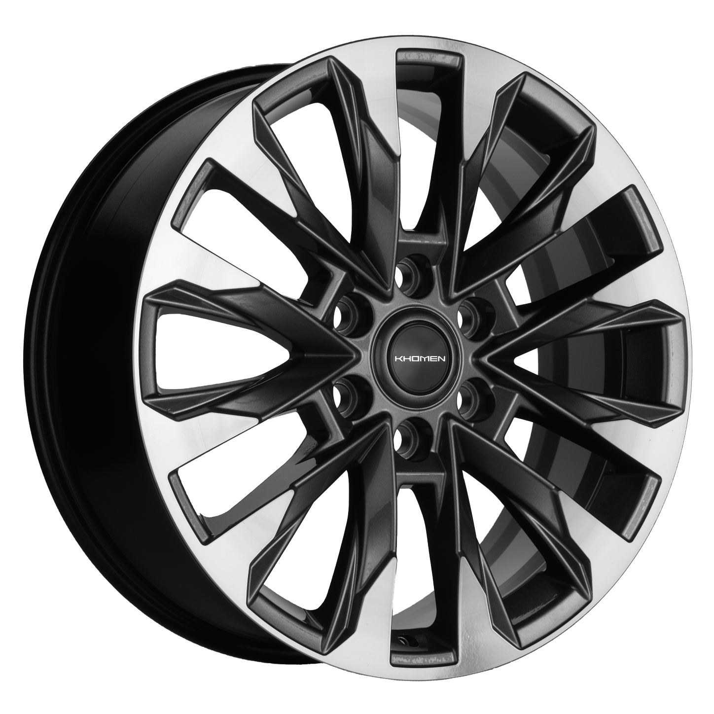 Диск Khomen Wheels KHW2010 8x20 6x139,7 ET36 Dia100.1 Gray-FP