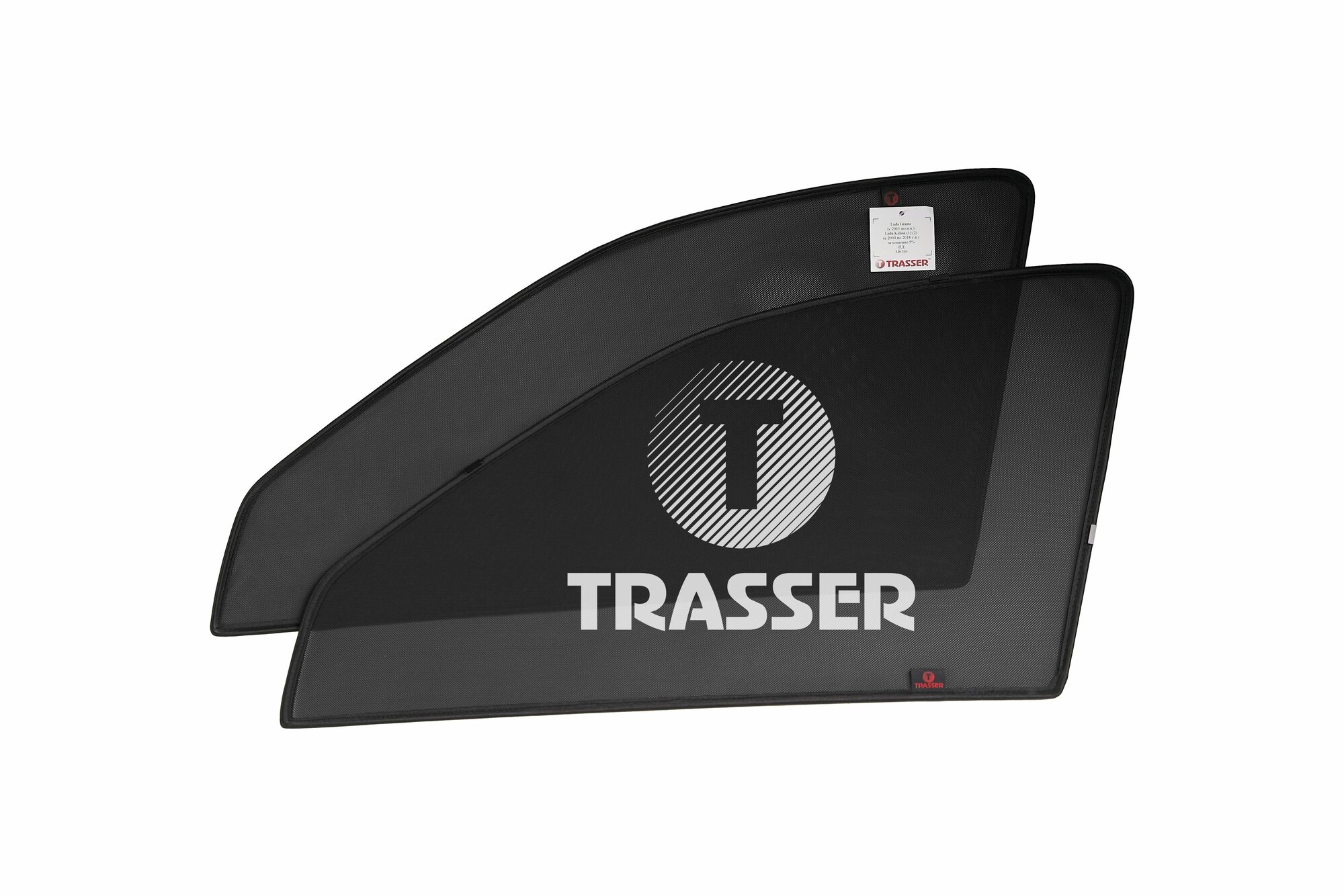 Каркасные шторки для Lada Granta (1,2) ( лада гранта фл fl) седан, хб на передние двери трассер комплект стандарт