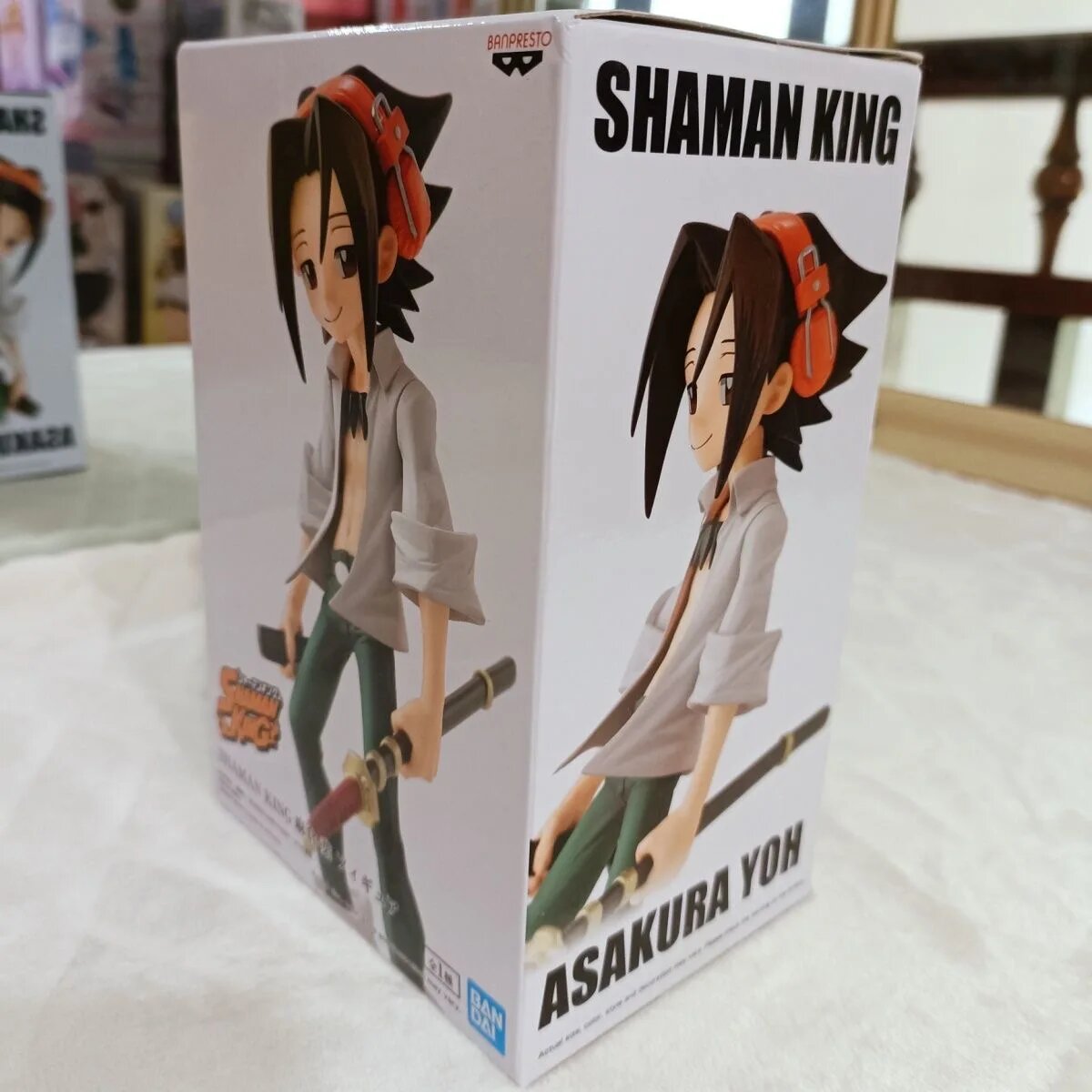Фигурка Bandai Shaman King Yoh Asakura с мечом Белый, with box