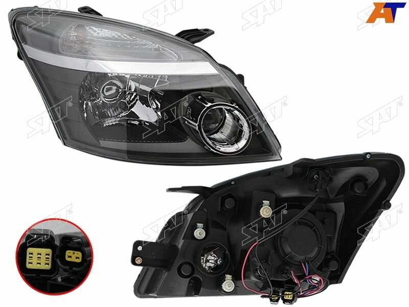 . SAT Фара для GREAT WALL HOVER H3 2010-2014гв правая
