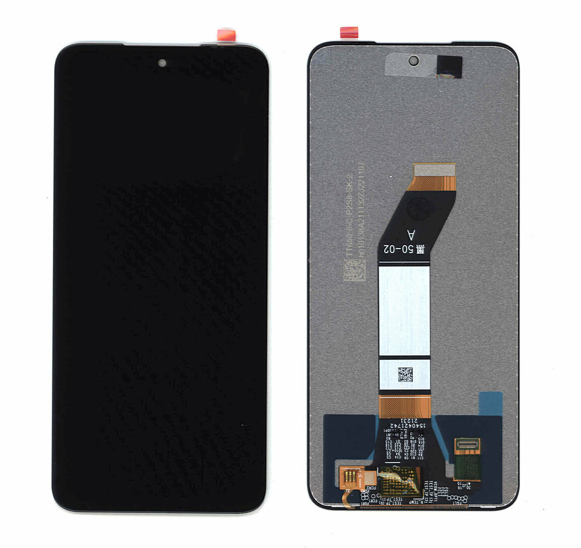 Дисплей (модуль) для телефона Xiaomi Redmi 10, Redmi 10 (2022), черный