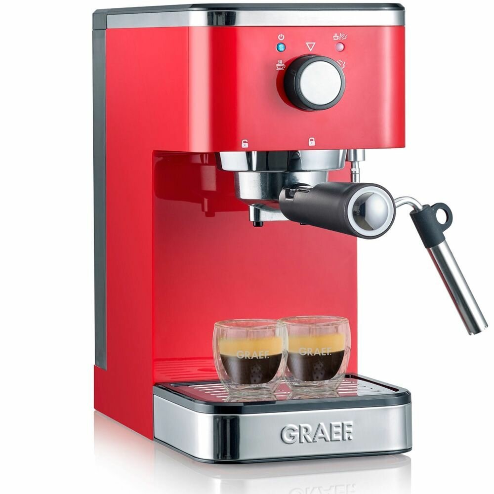 Кофеварка GRAEF ES 403 красная