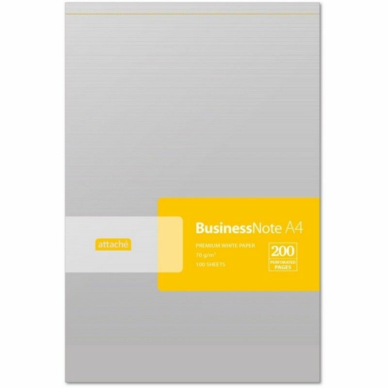 Блокнот 100л, А4, НЕлинованные листы, склейка, микроперфорация, Attache 218730
