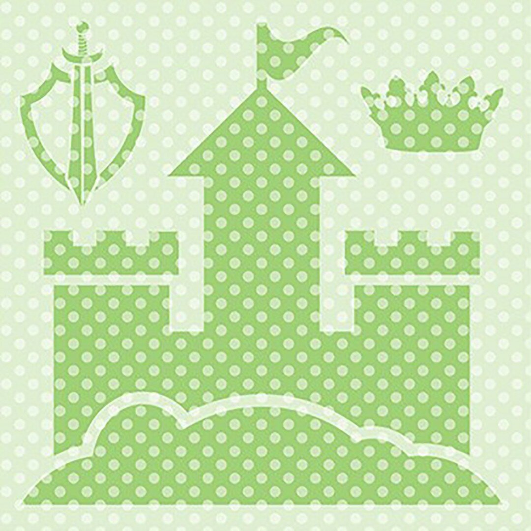 Трафарет для рисунка Замок