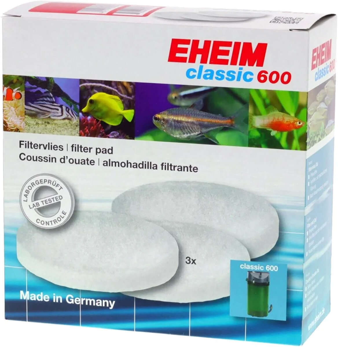 Губка для фильтра EHEIM 2217 белая (1 шт)