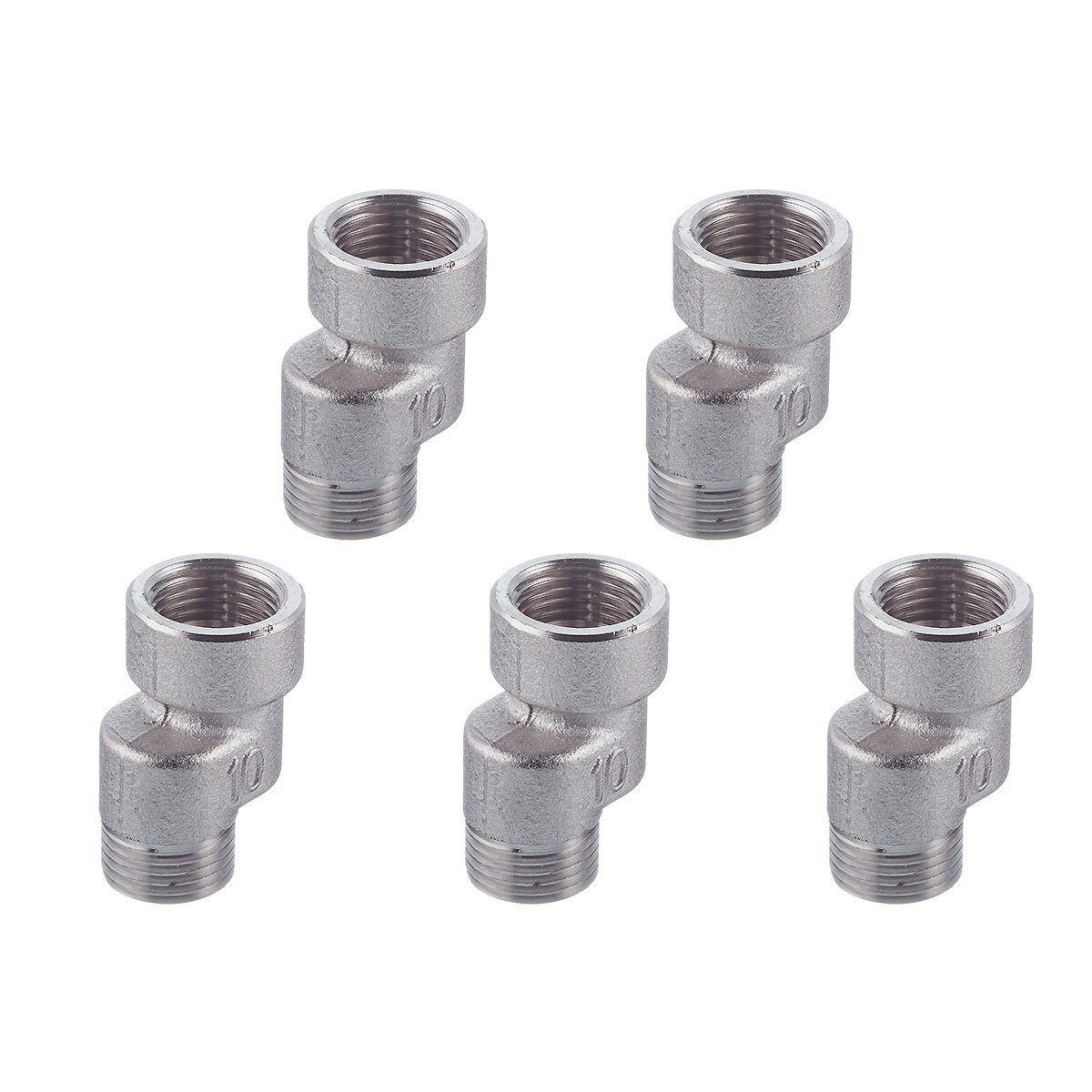 Эксцентрик 1/2 ВР(г) х 1/2 НР(ш) х 10 мм латунный (5 шт.)