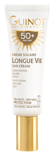 Longue Vie Sun Cream SPF50+ Face - омолаживающий лифтинг-крем для лица с 56 активными компонентами SPF50
