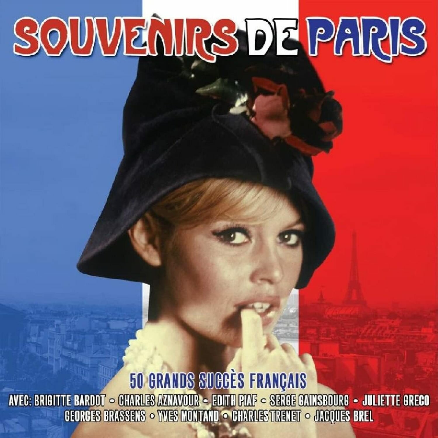 Компакт-диск Souvenirs De Paris 50 Grands Succes Francais Various Artists (2CD) NotNowMusic