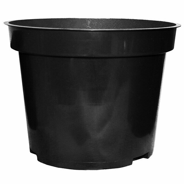 Пластиковый горшок для рассады, высота 13 см, объем 2 л, диаметр 17 см для дома