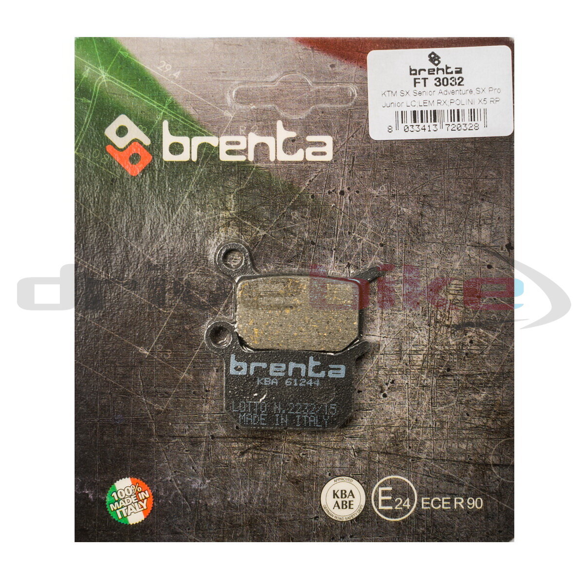 BRENTA Тормозные колодки FT 3032 Organic