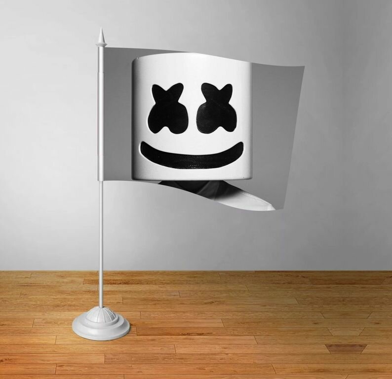 Флажок настольный Marshmello, Маршмэллоу №10