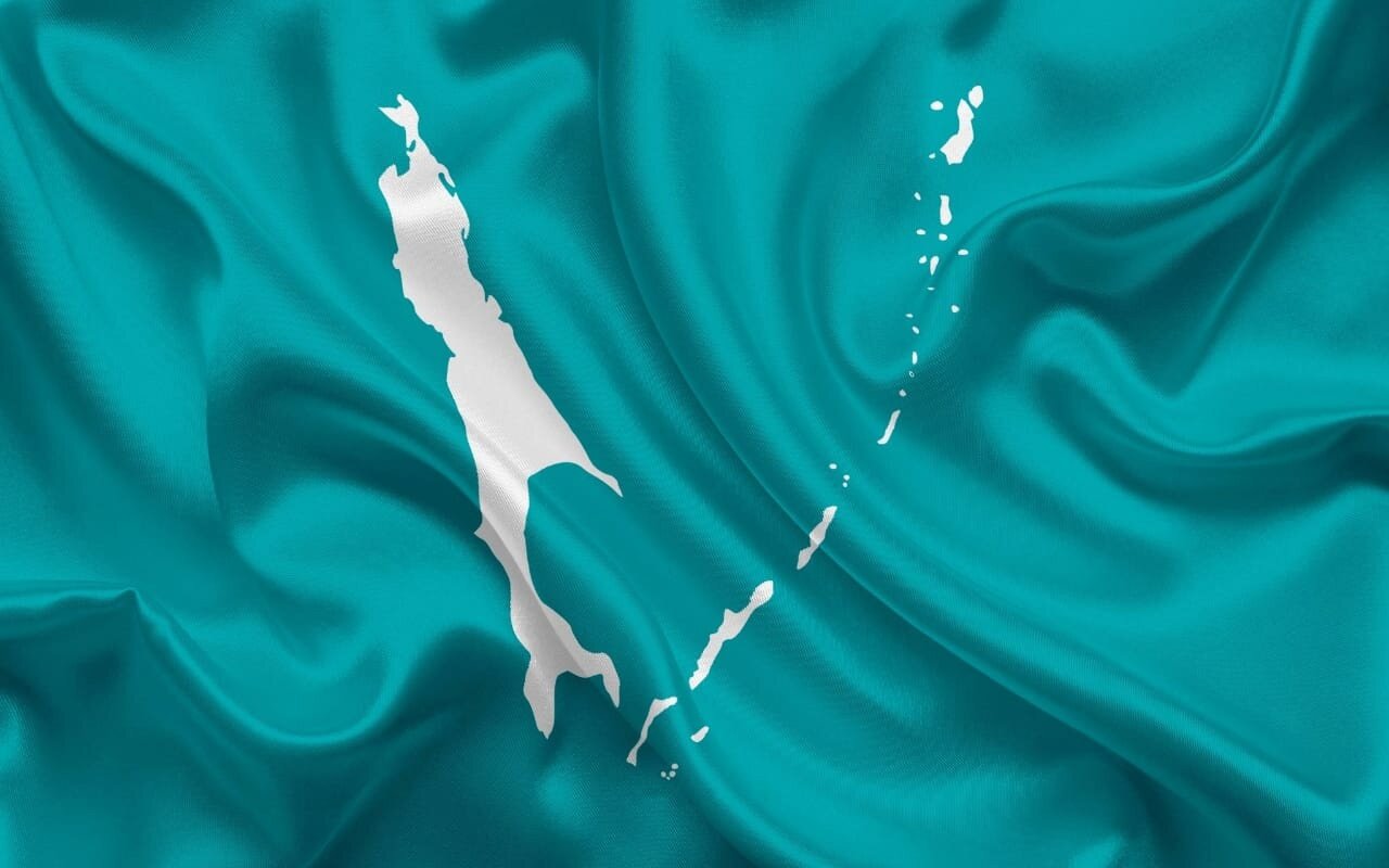 Флаг Сахалинской области 90х135 см