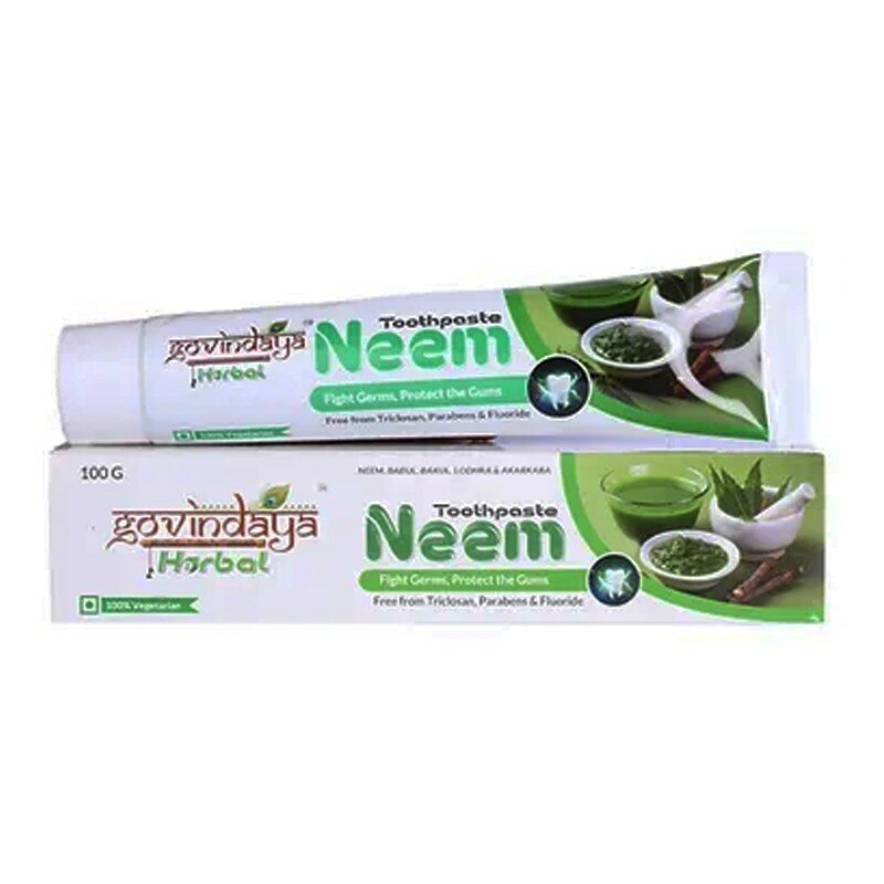 Зубная паста Ним Говиндая (Neem toothpaste Govindaya), 100 грамм