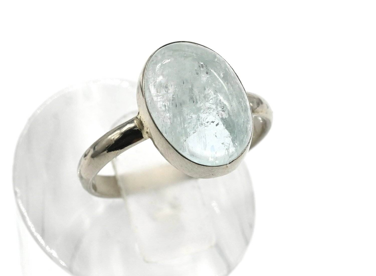 Кольцо, аквамарин