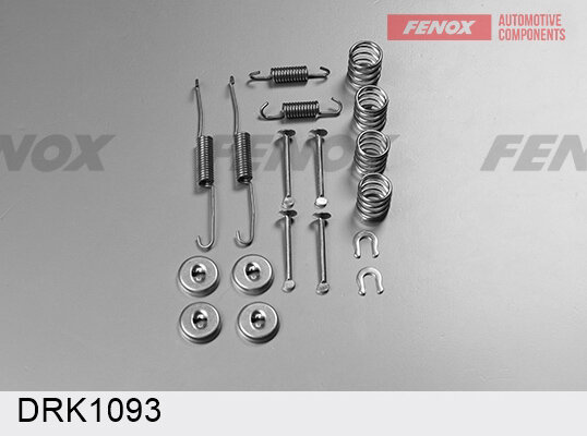 Ремкомплект тормозных колодок зад Fenox DRK1093