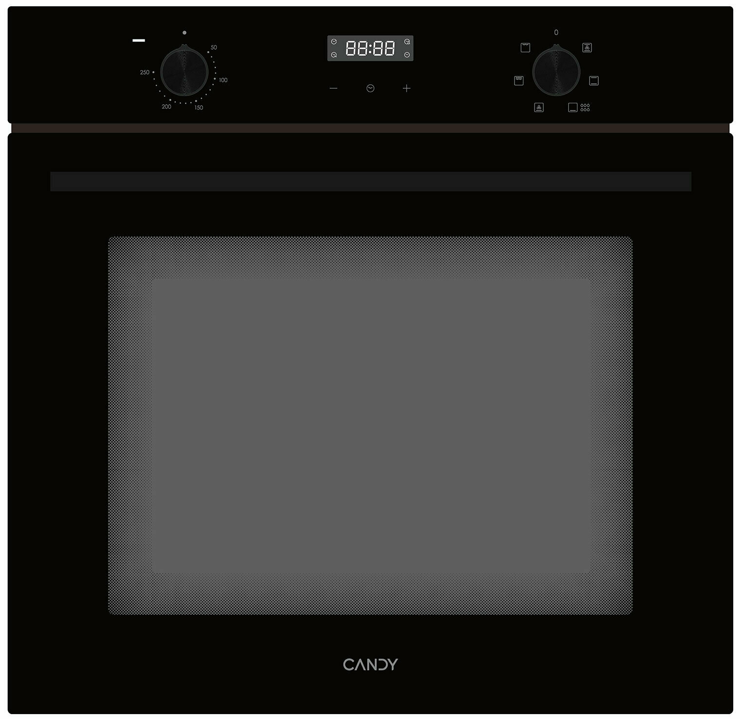 Электрический духовой шкаф Candy COXK06LNBB 59 см, 78 л, гриль и конвекция, черный