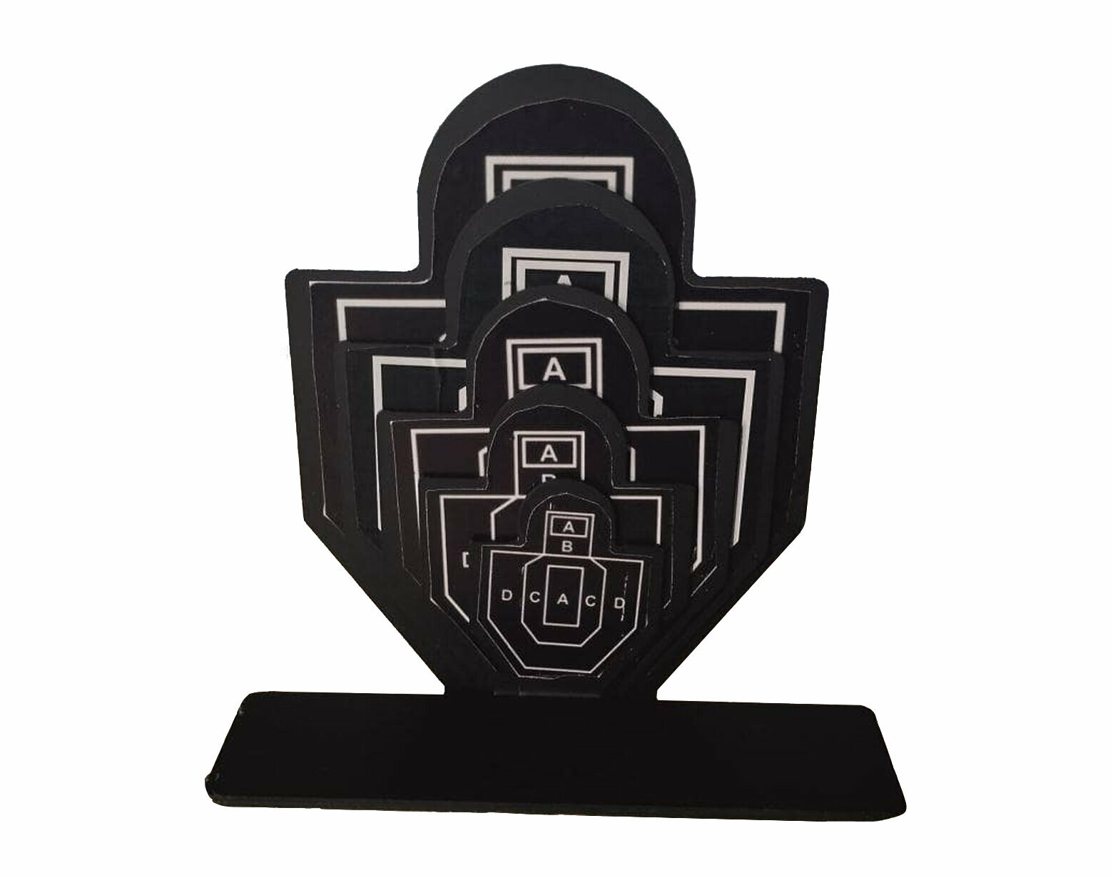 Комплект мишеней Shootman силуэт (5 шт, 1 мм)