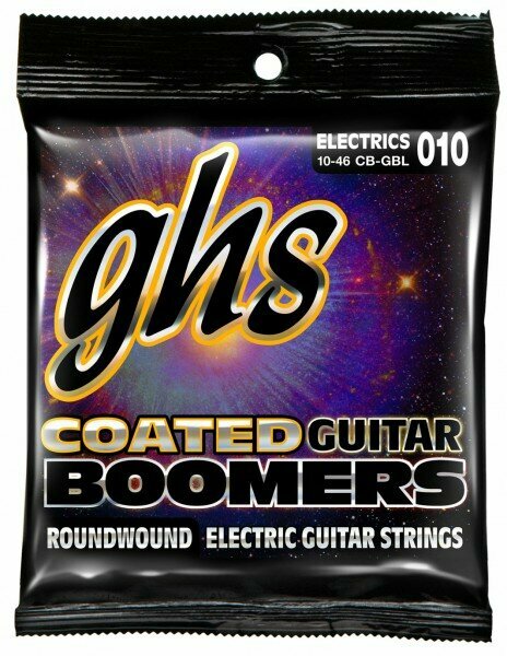 Струны для электрогитары GHS Coated Boomers CB-GBL 10-46