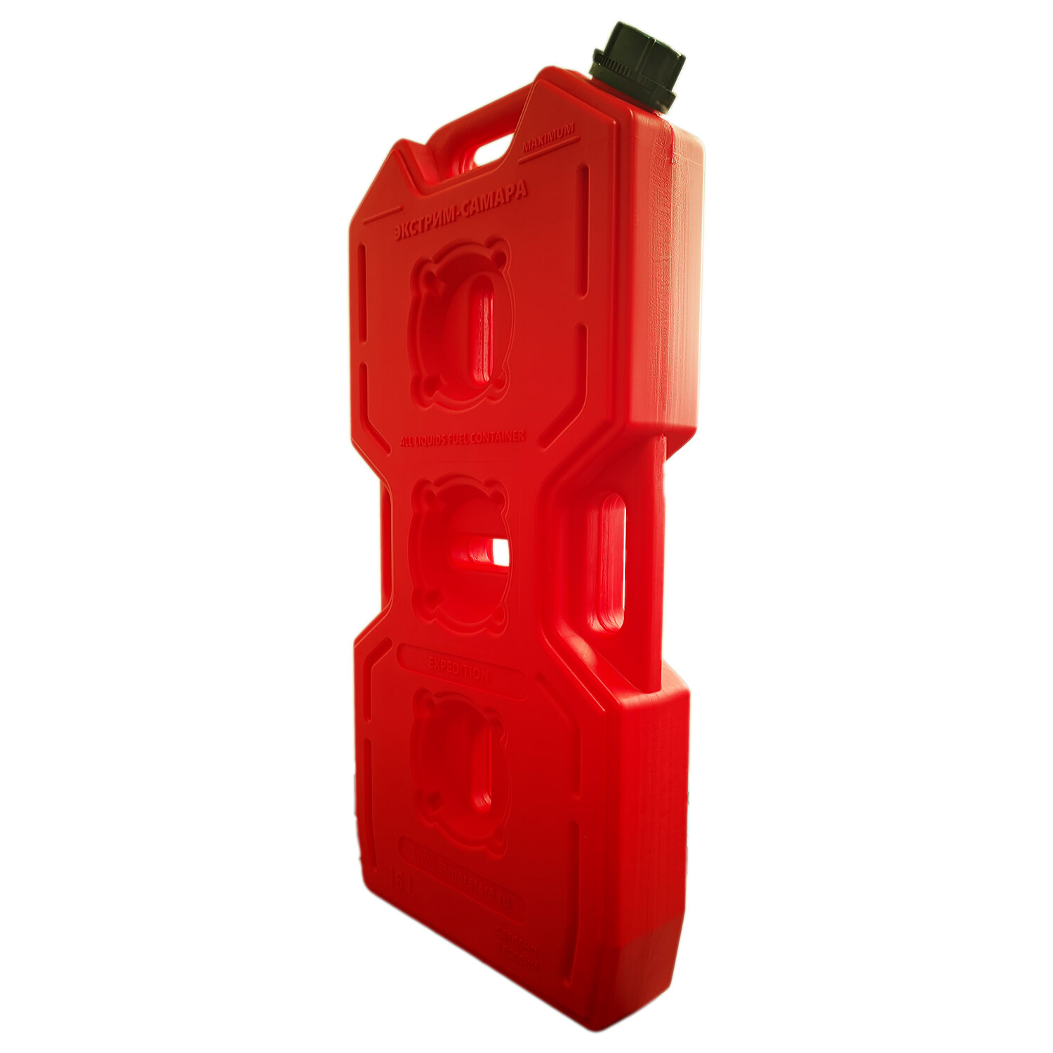Канистра "Экстрим-Самара" 16 л (красная) с доп. отверстием по центру kan-EX-SAM-16L-RD