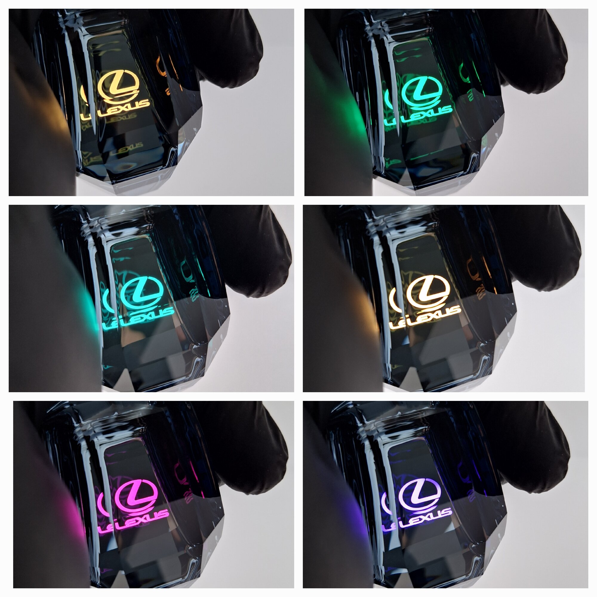 Ручка акпп хрустальна логотип Lexus