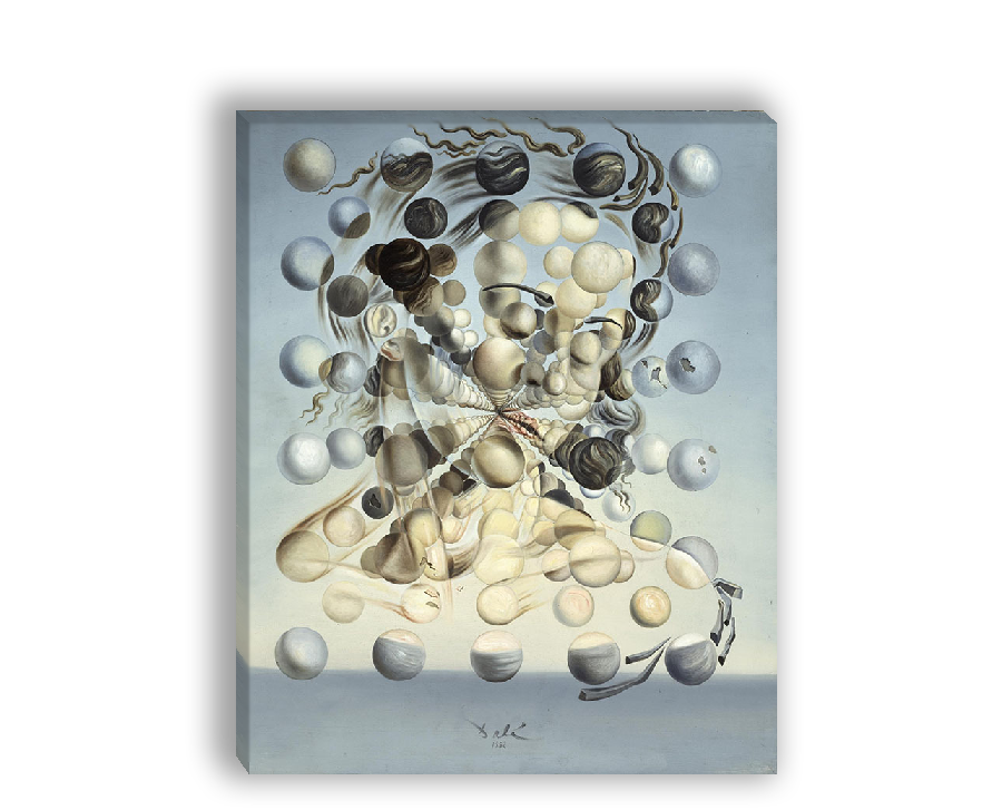 "Галатея со сферами", Дали, Сальвадор, картина (репродукция) (30х37 см / на подрамнике)