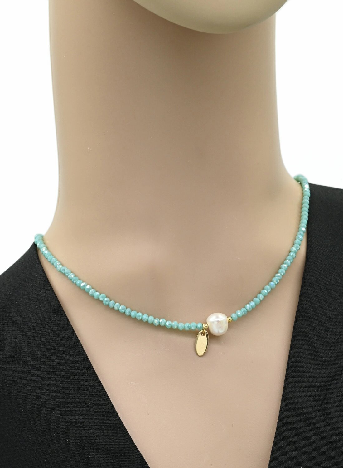 Чокер, циркон