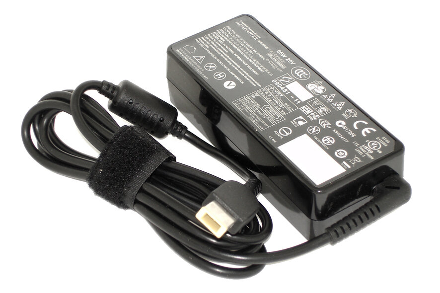 Блок питания (сетевой адаптер) для ноутбуков Lenovo G400 G500,0B46995 0B46996 20V 3.25A 65W Rectangle (прямоугольный) тип VB