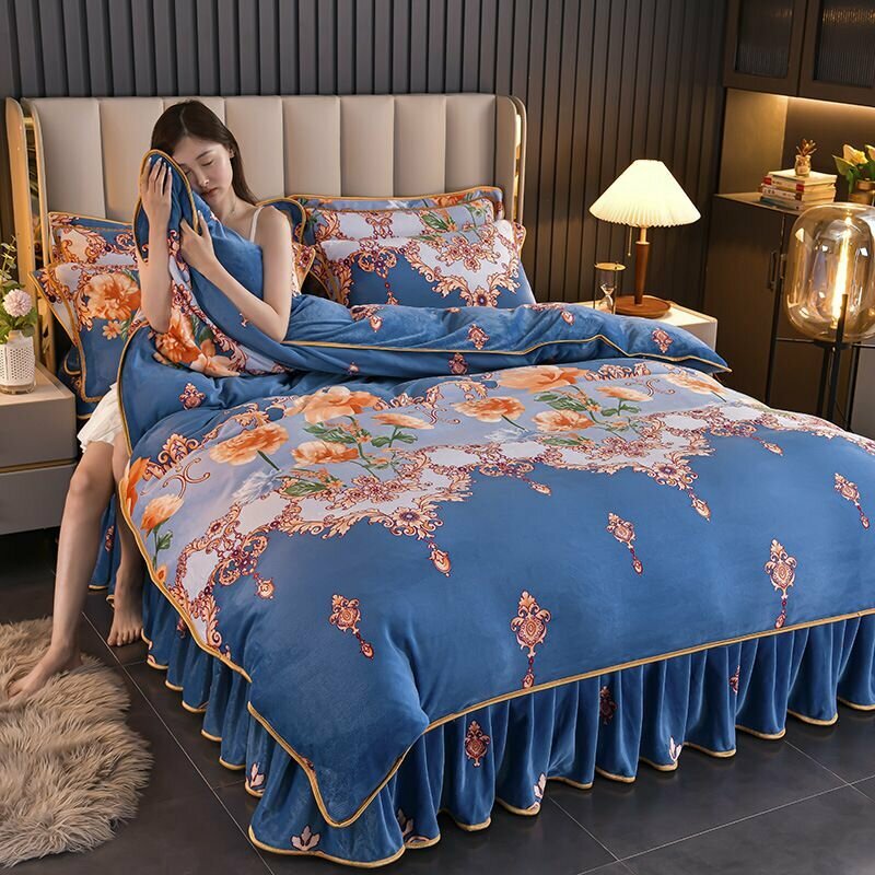 Комплект кровати из четырех предметов 2-х спальное 200х230 см, зимнее