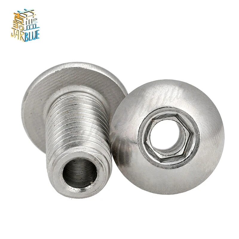 JARBLUE Нержавеющие винты M4-M12 304 M6x10mm 2pcs