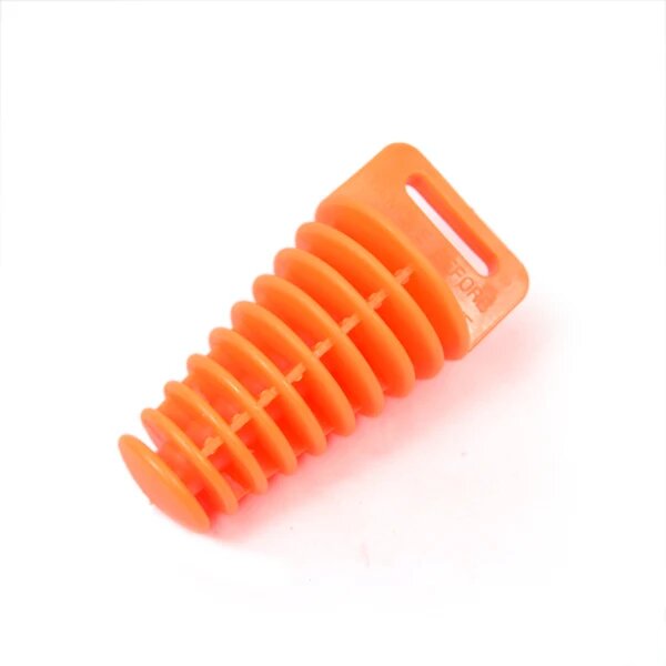 Глушитель выхлопной трубы для мотоцикла, пробка для мойки глушителя, защита для грязи, для квадроциклов, велосипедов Kawasaki, Yamaha, KTM, BMW, Honda Оранжевый, Orange