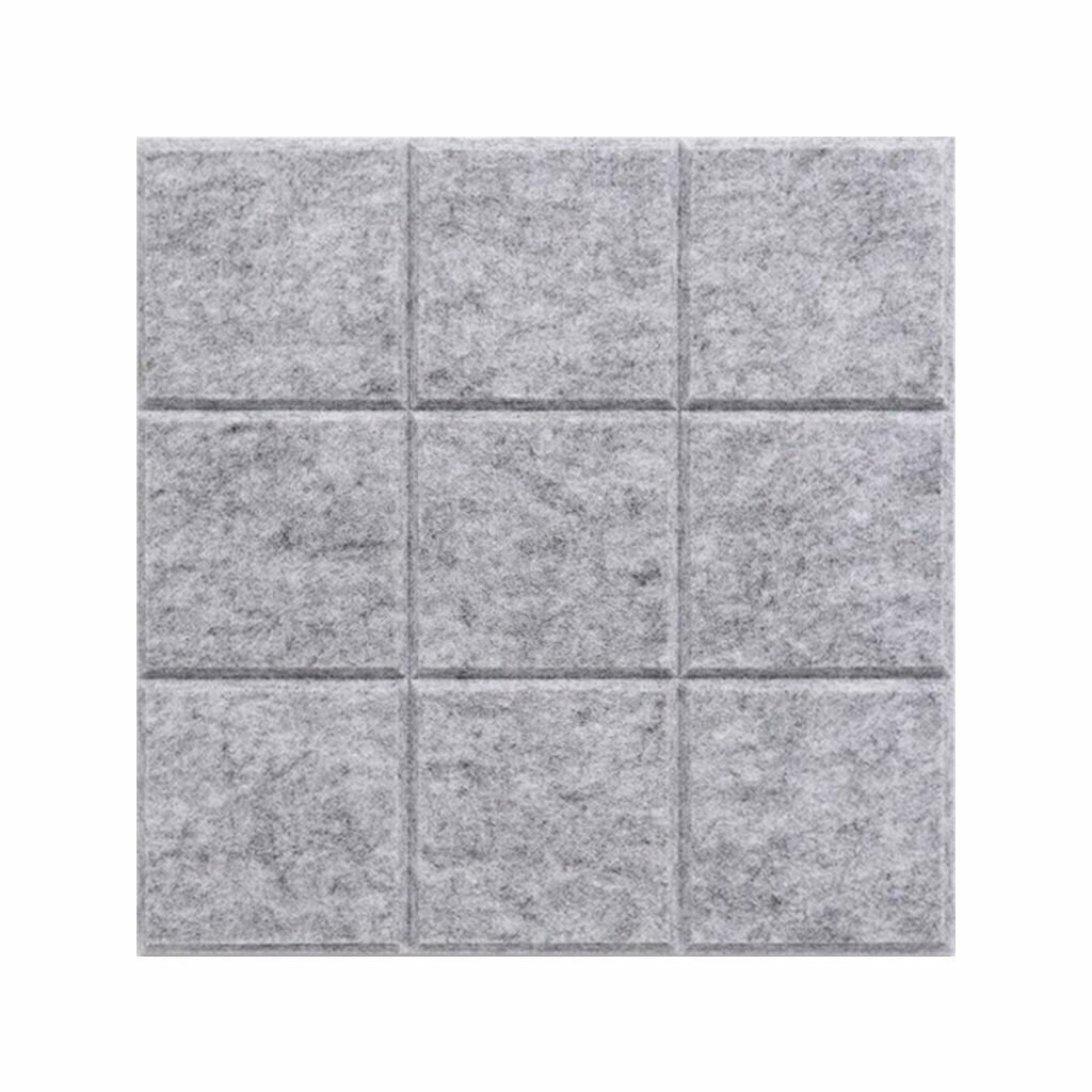 Фетровая доска для заметок 30x30см, светло - серый