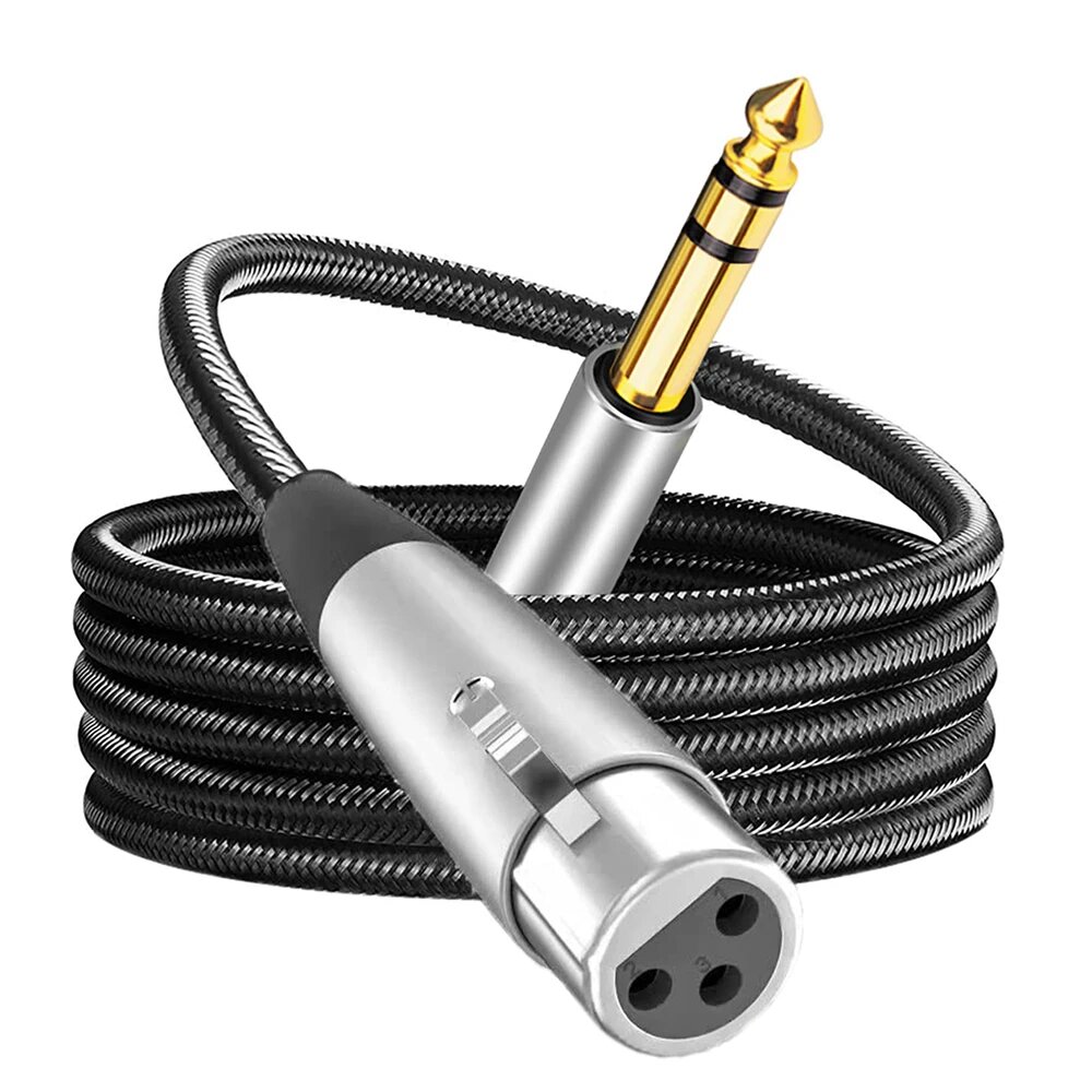 Аудиокабель XLR 1m, 6.5 to XLR Female