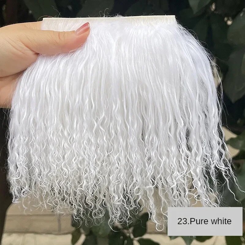 Парик для кукол белый, 23. Pure white