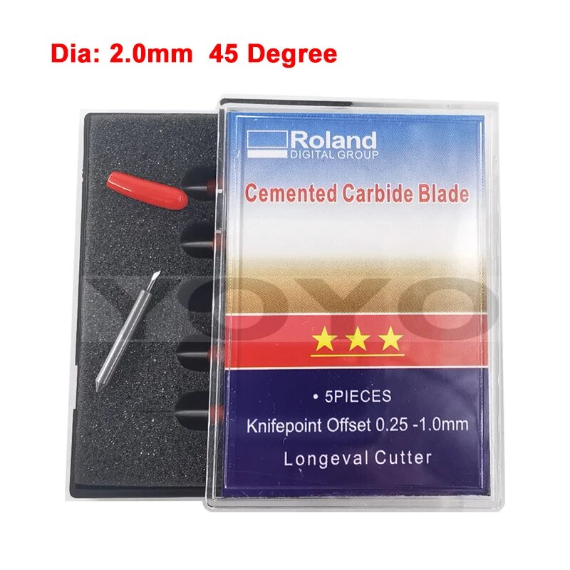 Лезвия Roland 2.0mm 45Deg, 5шт