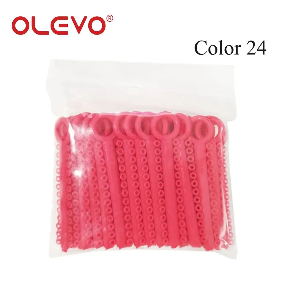 OLEVO ортодонтические лигатуры резиновые 1040 шт.