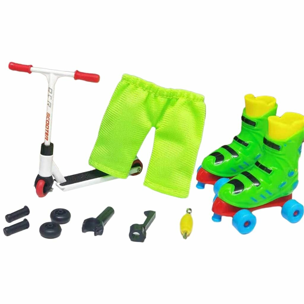 Мини-самокат для пальцев из сплава-Зеленый