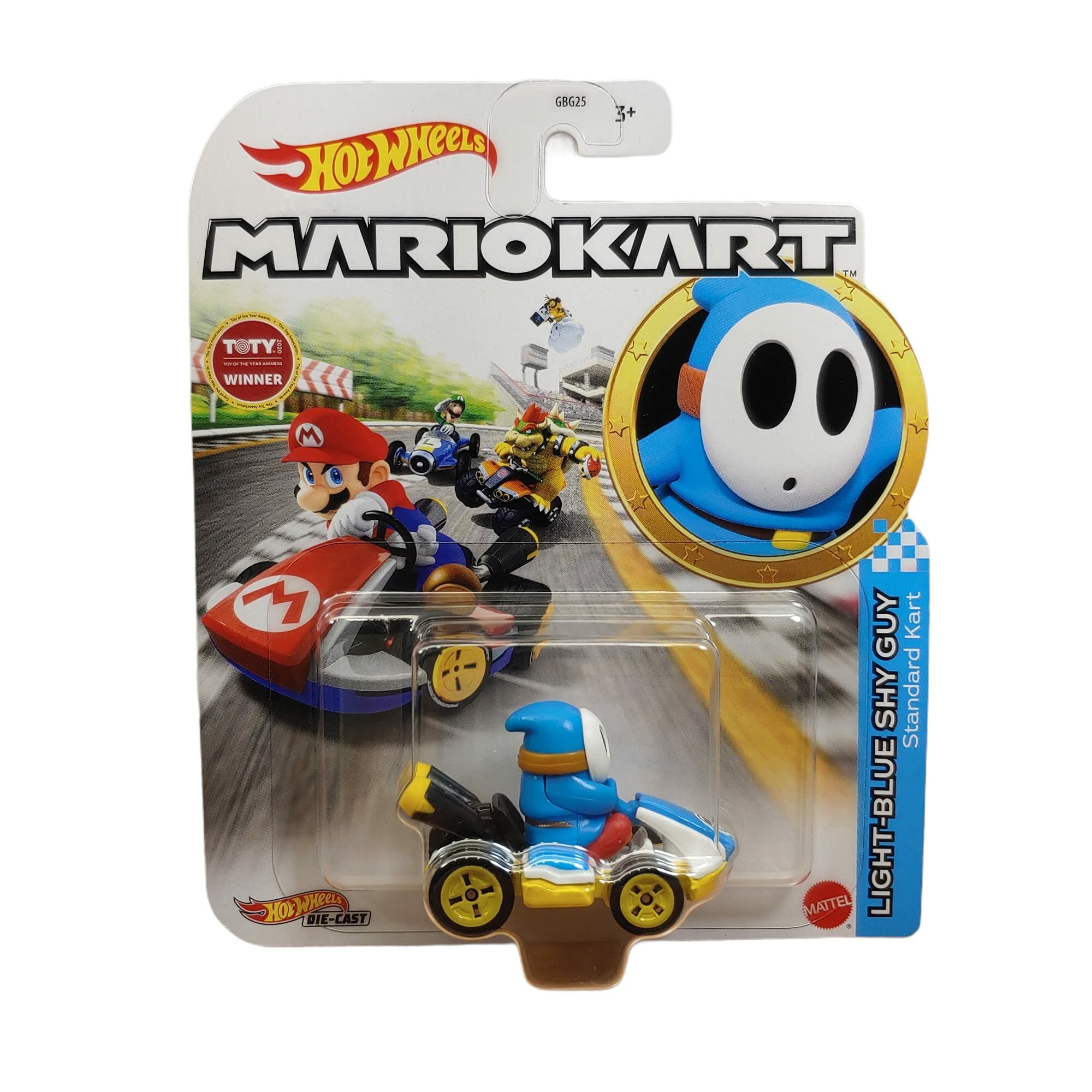 Mattel The Super Mario Mariokart / Детский Коллекционный Набор Игрушечных Машинок Марио, Подходящий Для Подарков На День Рождения Детям От 3 Лет И Старше