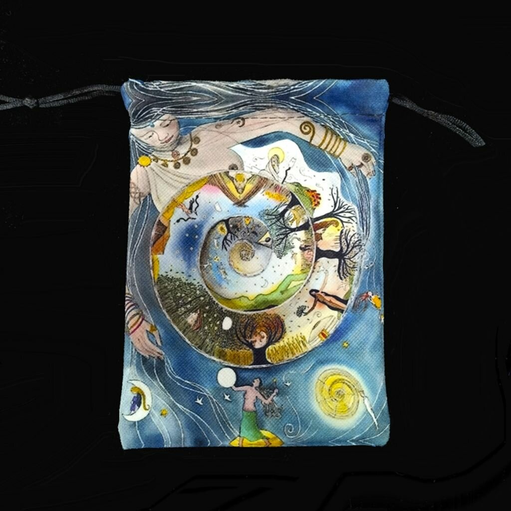 Сумка таро 5 x 7 -дюймовые шнурки для подарка