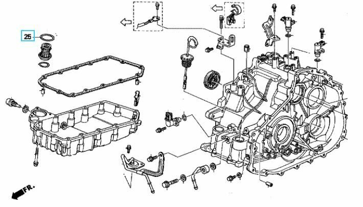 Уплотнительное кольцо 49.3х2.4; Артикул Honda: 91331P4V003 (Оригинал)