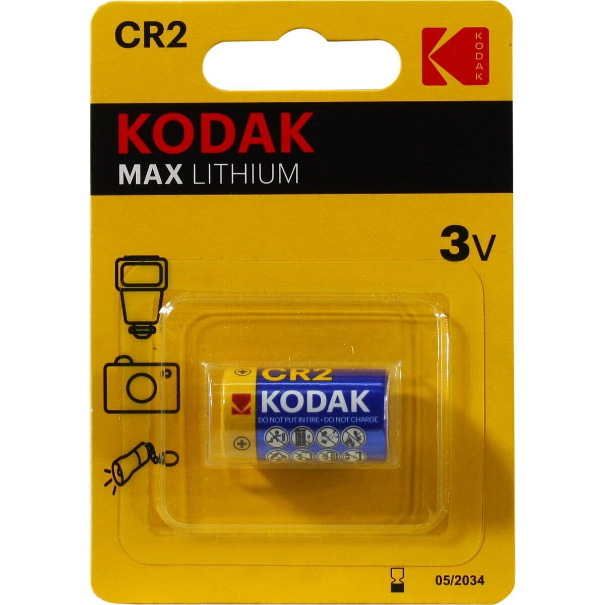 Kodak MAX CR2 (CR2, Li, 3V)