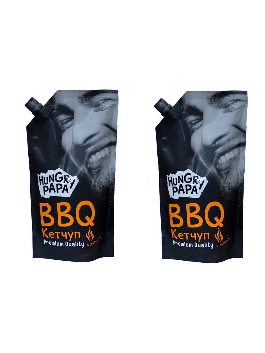 Кетчуп Семилукская Трапеза Hungry papa bbq 480 гр, 2 шт.