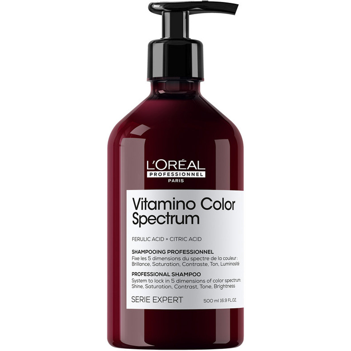 L'Oreal Vitamino Color Spectrum - Бессульфатный шампунь для всех типов окрашенных волос 500 мл.