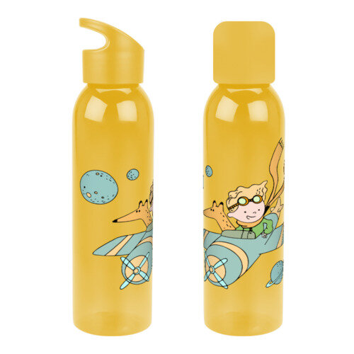 Бутылка для воды «Маленький принц- Звездное путешествие» (желтый)